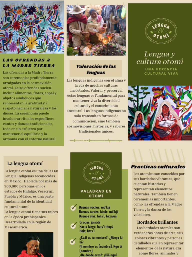 Cultura y lengua otomí en México | PDF | Mesoamérica | Cultura de las ...