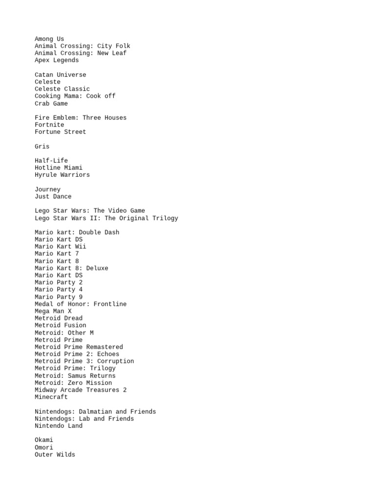 Game Index Overview | PDF | Games & Activities | Law