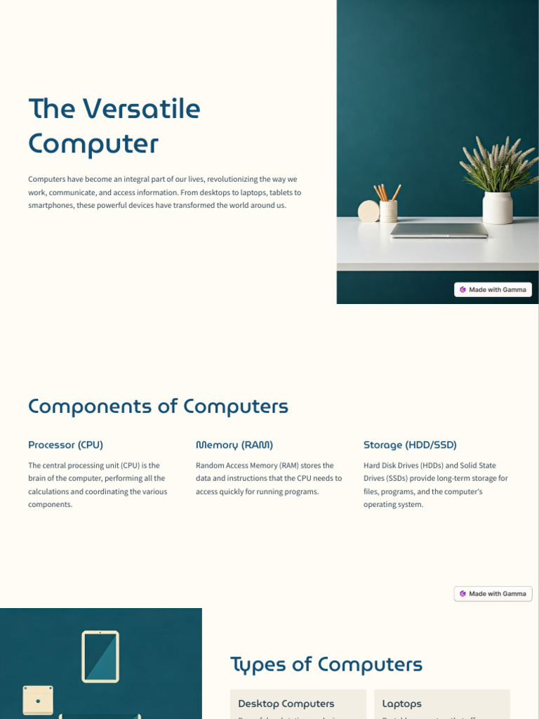 The Versatile Computer | PDF | Solid State Drive | Hard Disk Drive