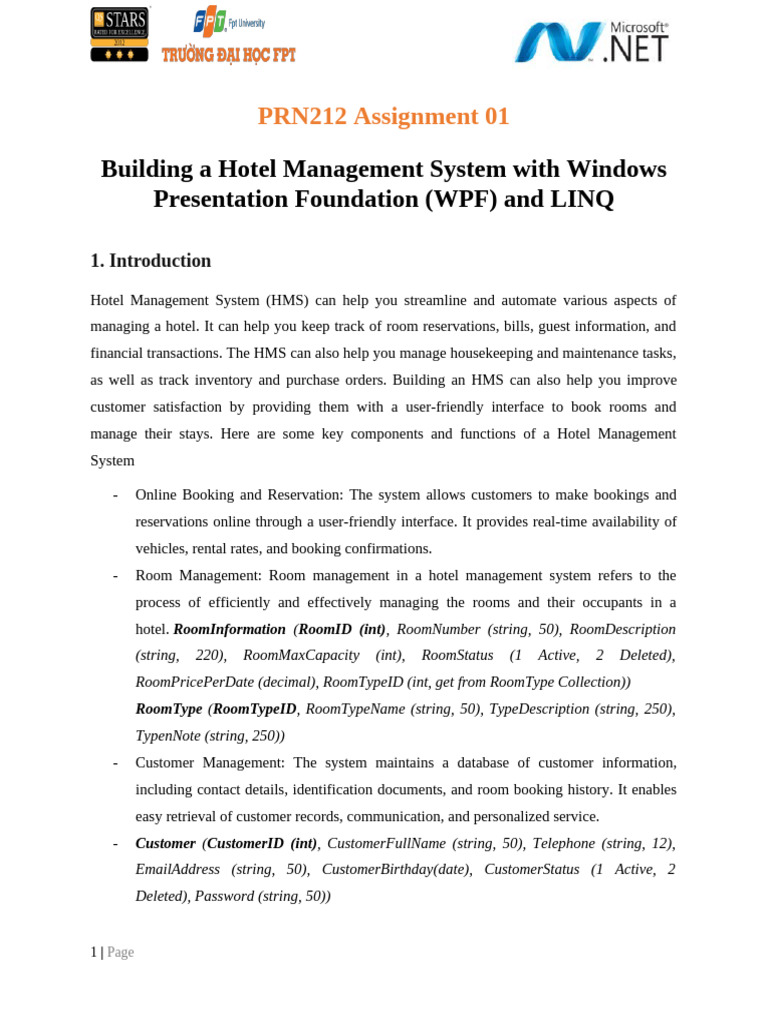 PRN212Assignment01 WPF LINQ | PDF | Windows Presentation Foundation ...