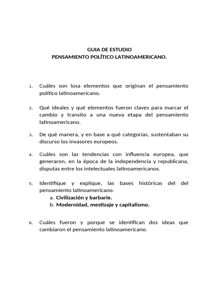 Guia de Estudio 1-1 FORMATIVA | PDF