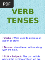 English Tenses Timeline Chart | PDF | Grammatical Tense | Perfect (Grammar)