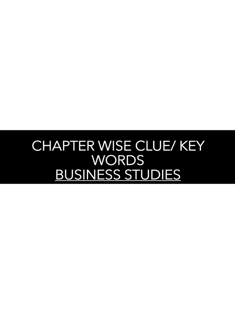 BST Term 2 Clues For Case Study | PDF