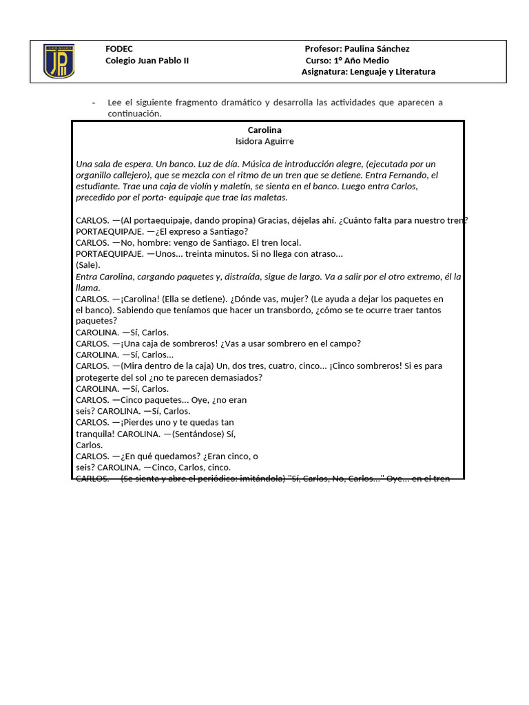 Guía 1 G Dram | PDF
