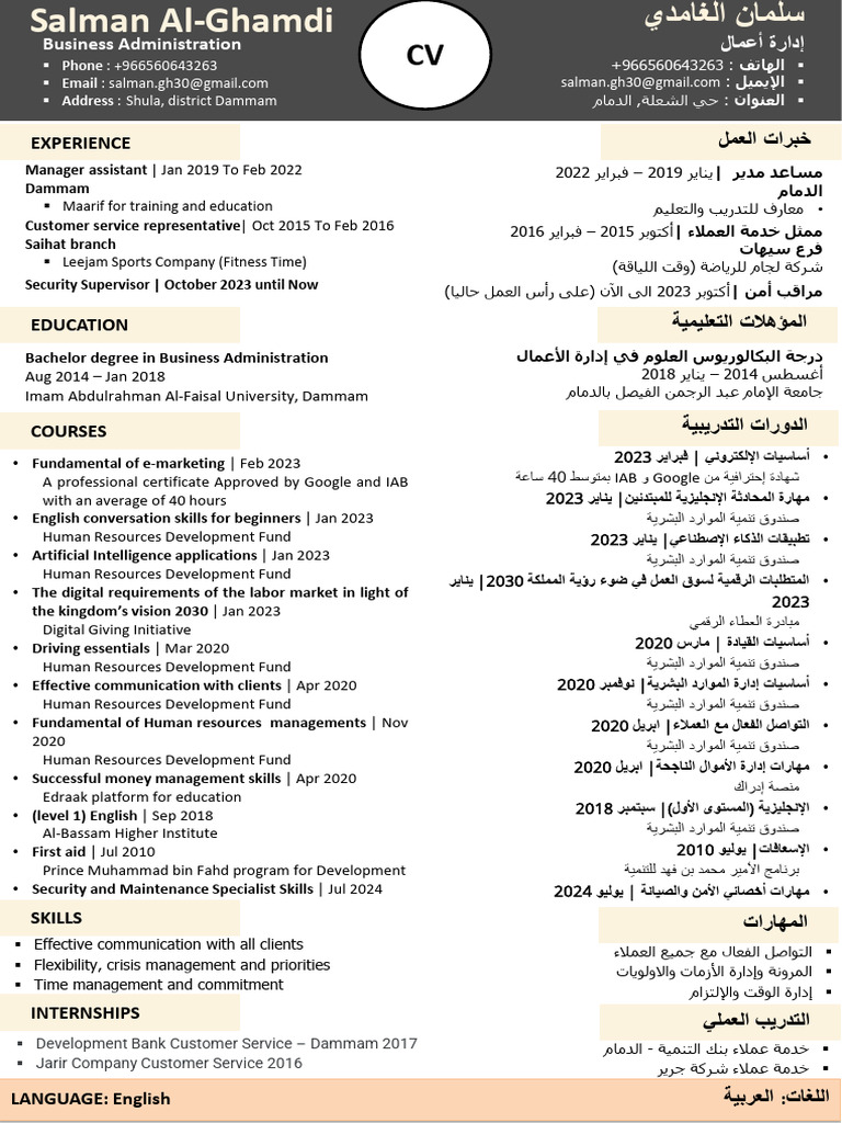 Arab Doc - Com Cv4 | PDF