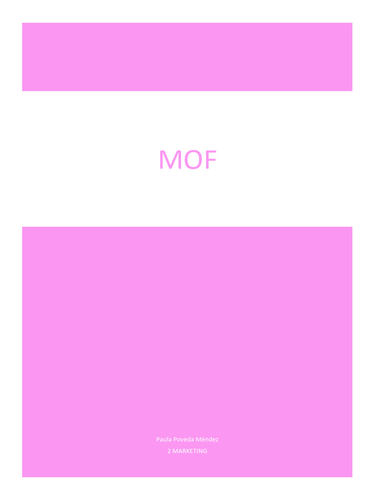 Resumen MOF | PDF | Business | Mercado (economía)