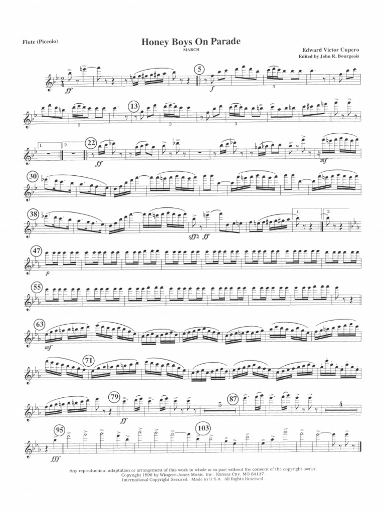 Honey Boys On Parade PARTS | PDF
