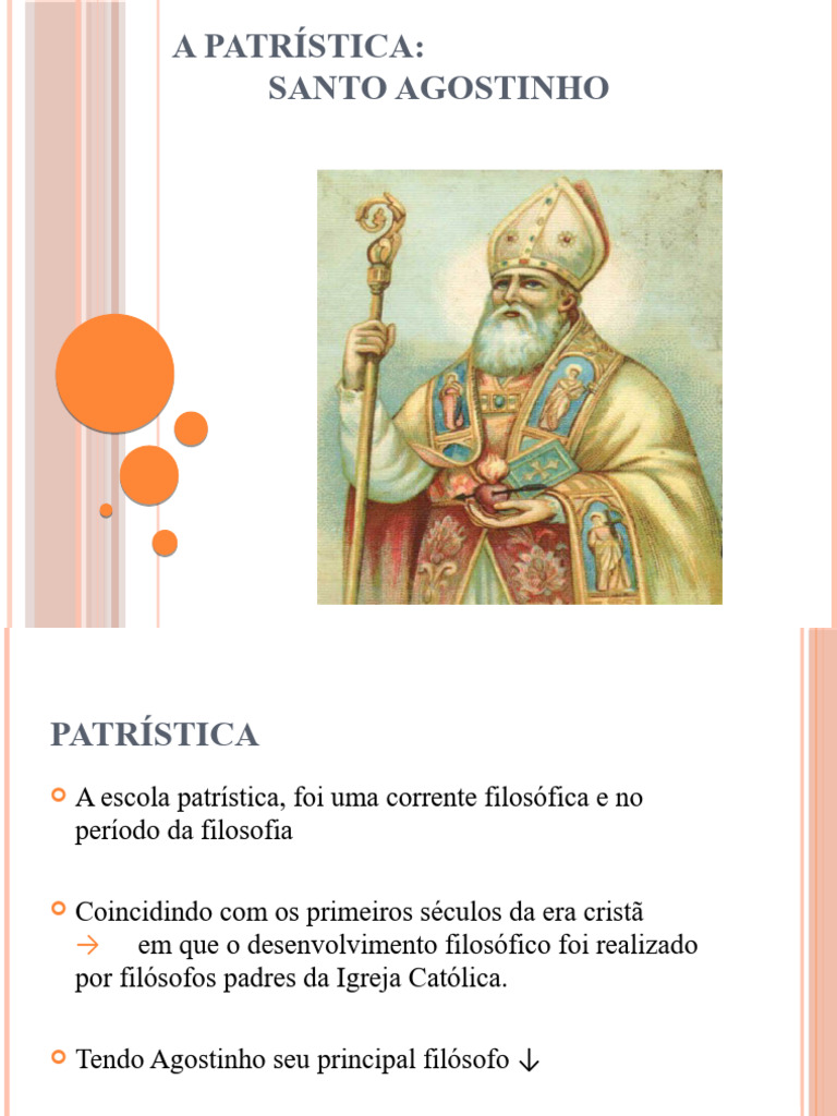 A PATRÍSTICA E ESCOLASTICA - Filosofia | PDF | Tomismo | Tomás de Aquino