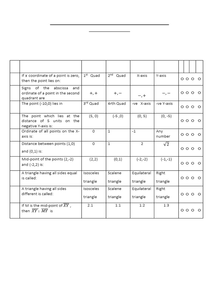 9th Class Work Sheet (CH# 7, 8 and 9), 2024 | PDF | Triangle | Line (Geometry)