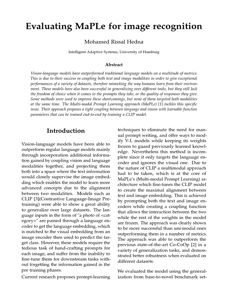 MAPLE | PDF | Machine Learning | Computer Science