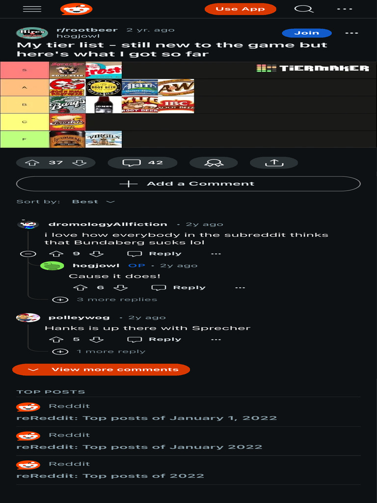 My Tier List - Still New To The Game But Here's What I Got So Far ...