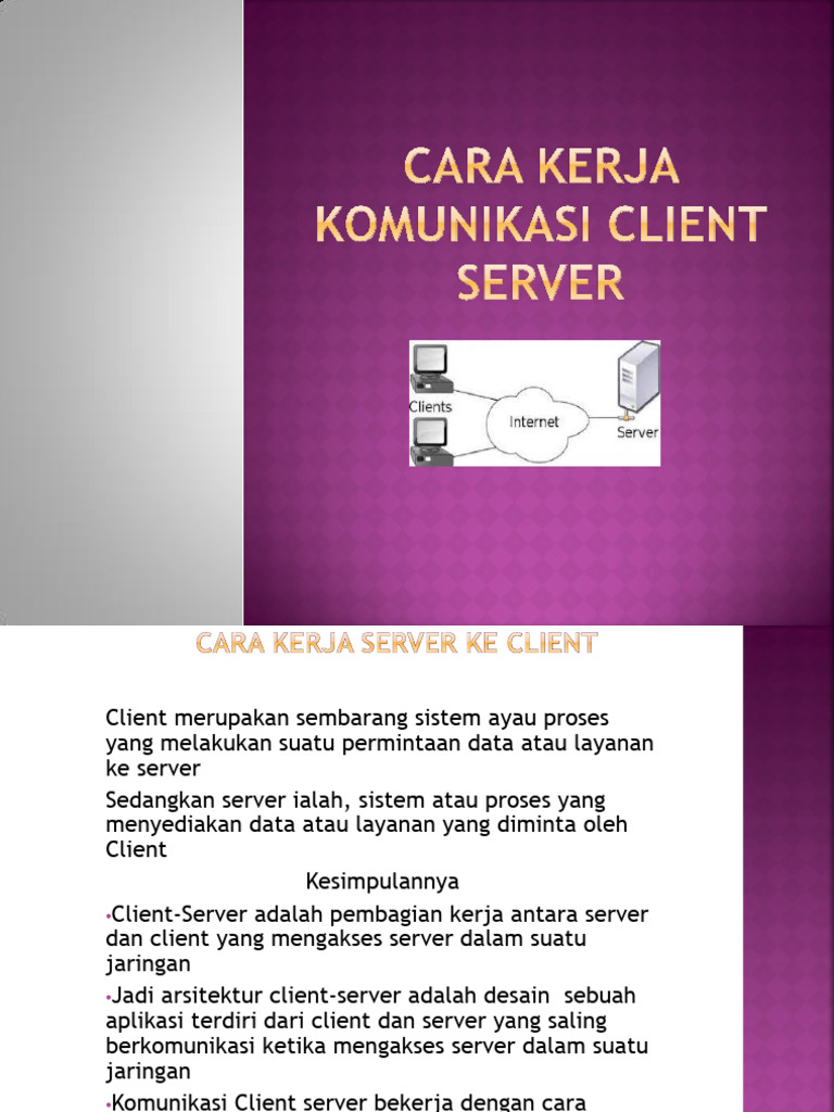 Arsitektur Client-Server dan Protokol | PDF