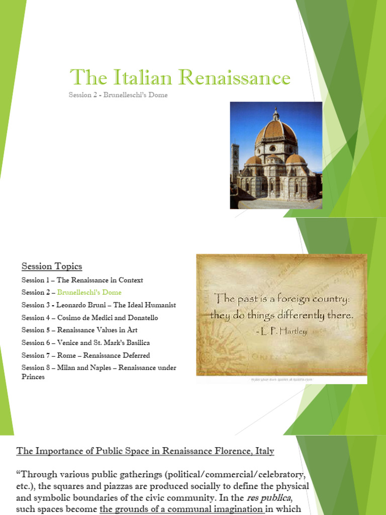 Brunelleschi's Dome: Renaissance Mastery | PDF | Florence | Renaissance
