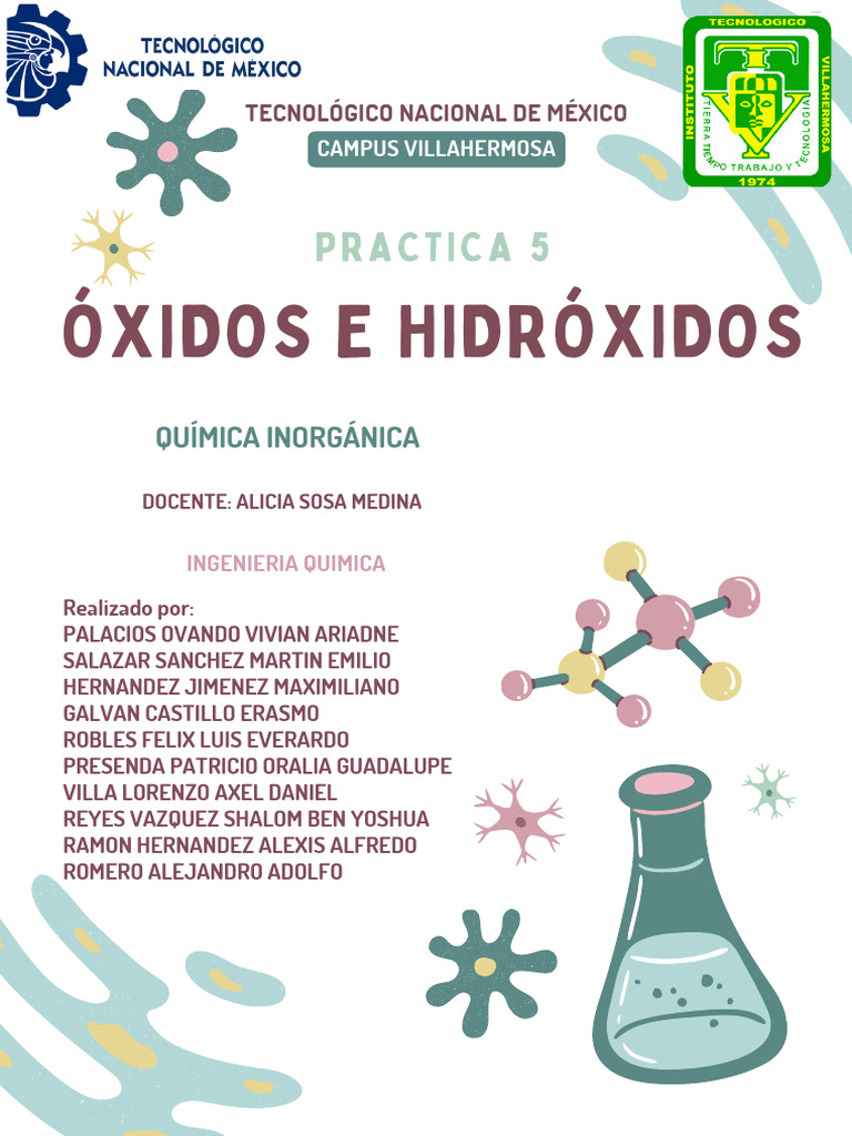 Reporte Óxidos e Hidróxidos | PDF | Ácido | Óxido