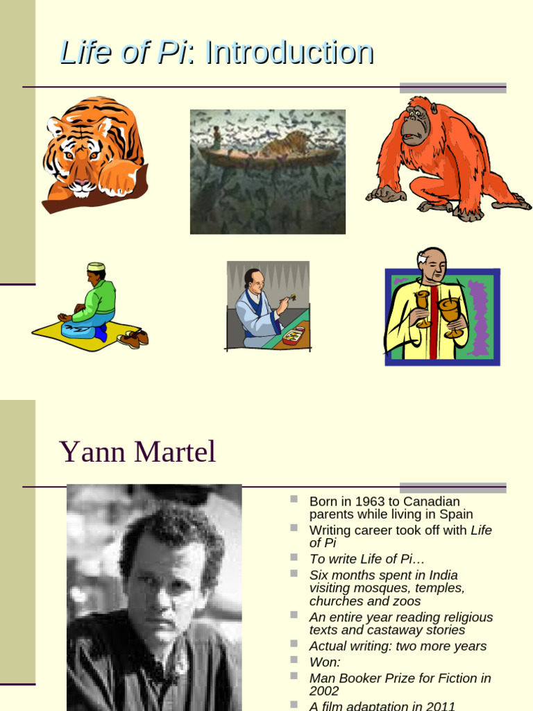 LIfe of Pi Intro Power Point | PDF
