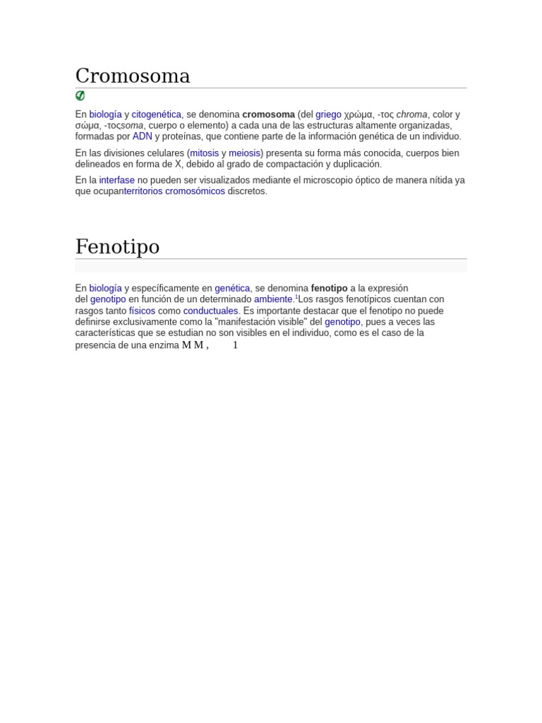 Cromosoma | PDF