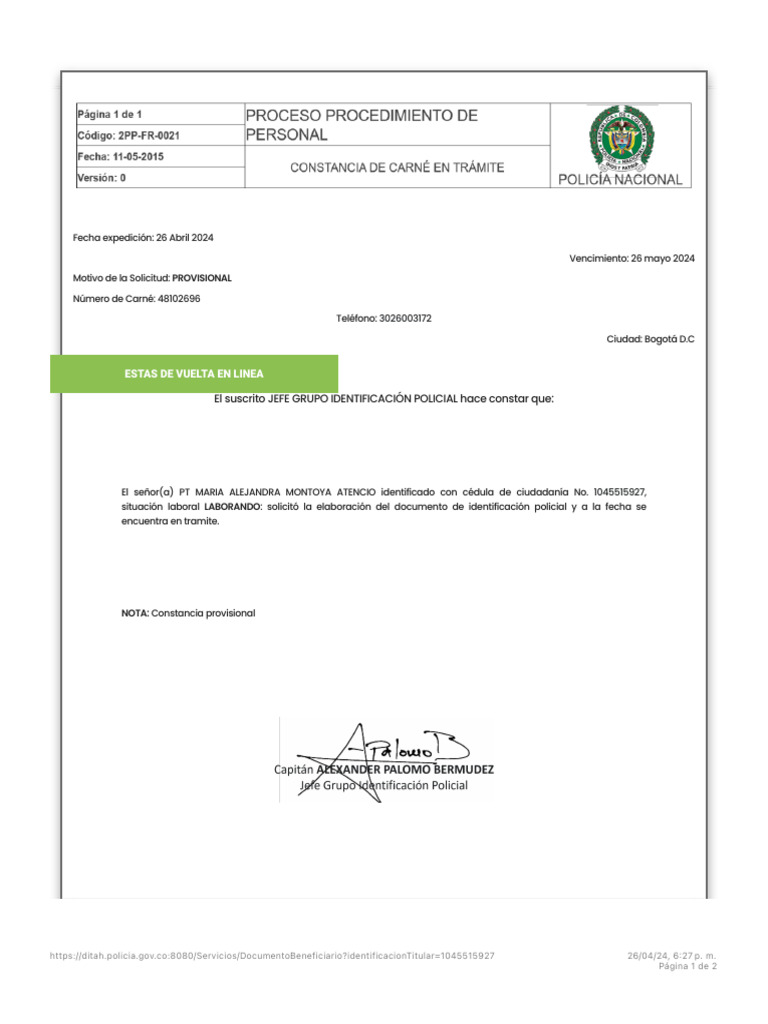 DITAH + Humano + Servicios | PDF