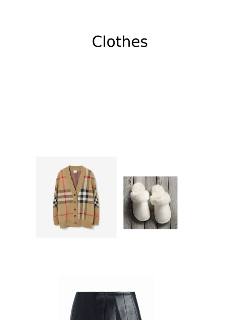 Clothes | PDF