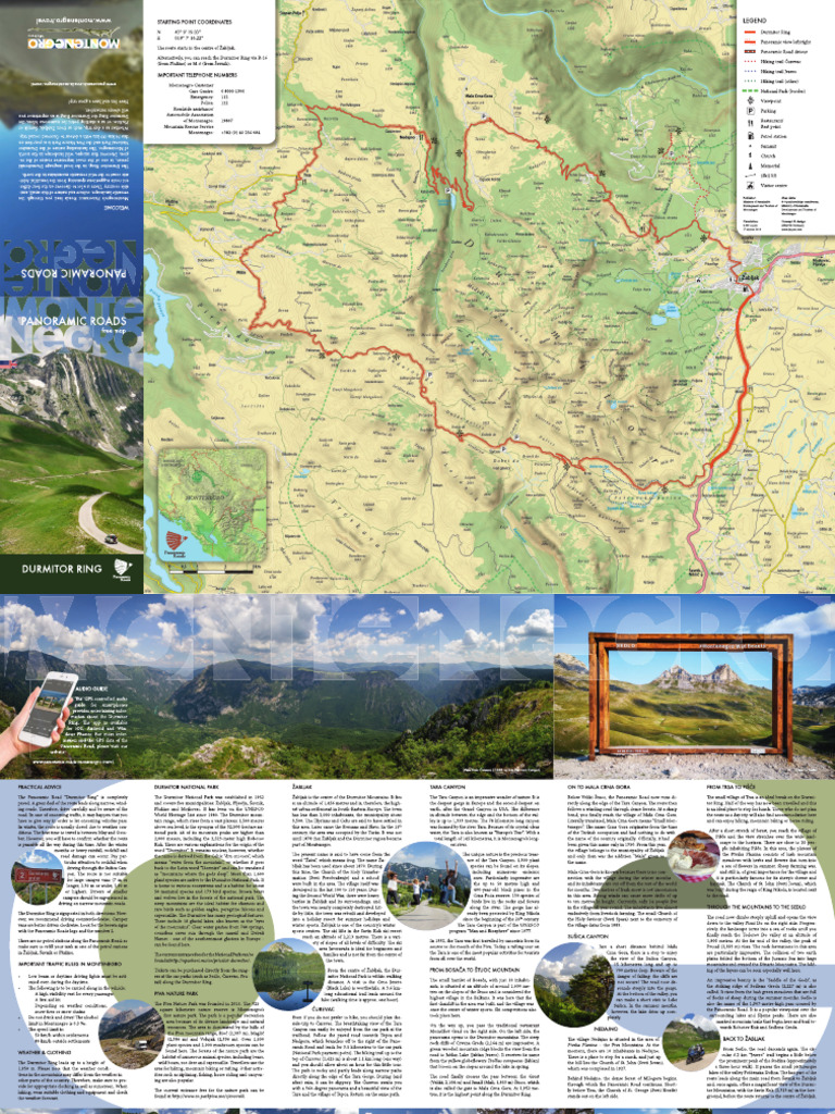 Map Durmitor Ring | PDF