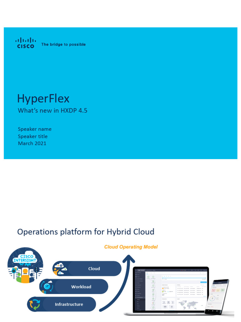M05 - HX 4.5 New Features | PDF | Computer Cluster | Cloud Computing