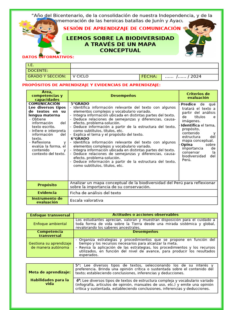 Ses-Lun-Comun-Leemos Sobre La Biodiversidad Mapa Conceptual | PDF ... Ses-Lun-Comun-Leemos Sobre La Biodiversidad Mapa Conceptual | PDF ...
