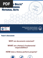 Texas Notary Acknowledgment Forms | PDF | Notary Public | Common Law