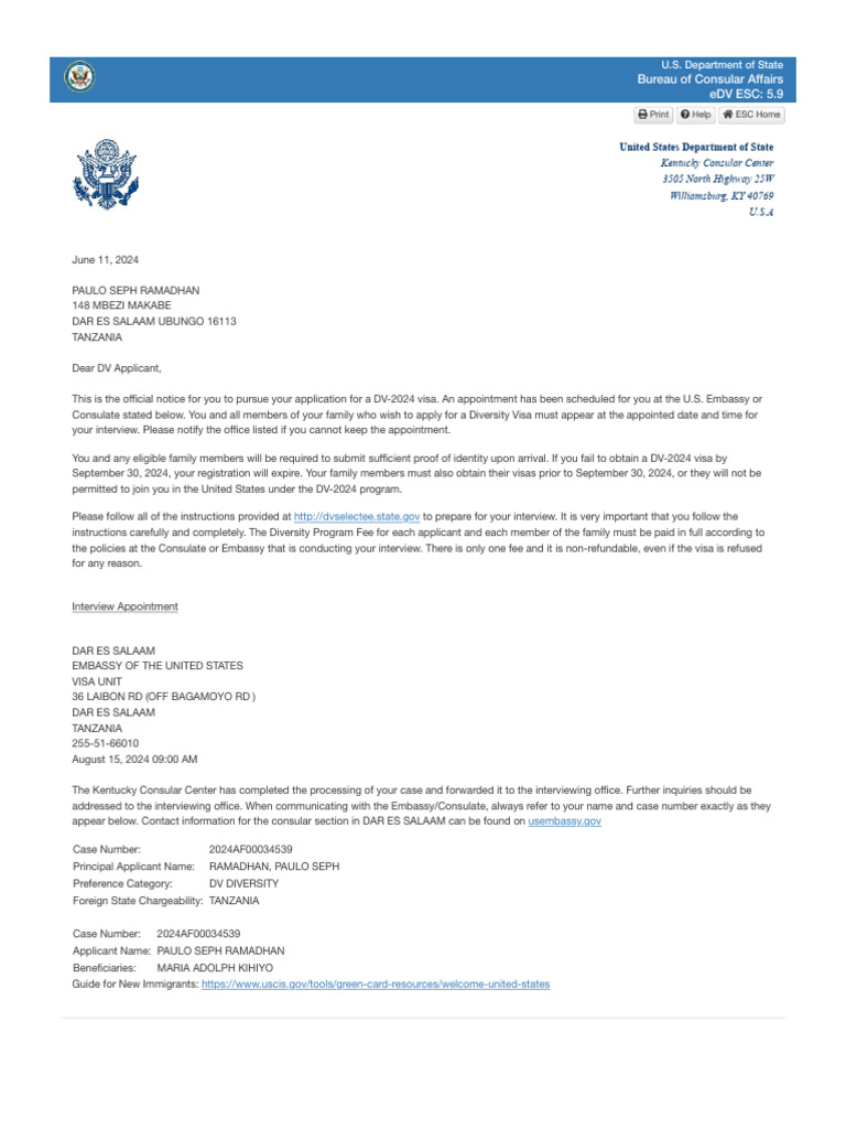 Entrant Status Check Web Site | PDF | Travel Visa | United States ...