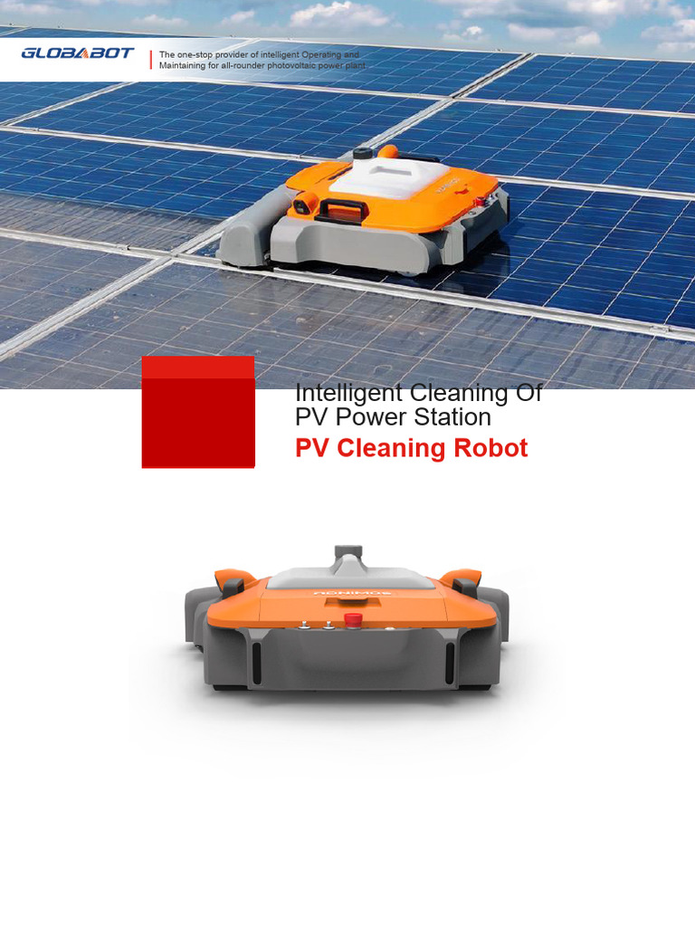 GLOBABOT s1 SOLAR PANEL CLEAN ROBOT | PDF | Photovoltaics | Solar Panel