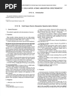 EPA Method 7471B: Mercury Analysis | PDF