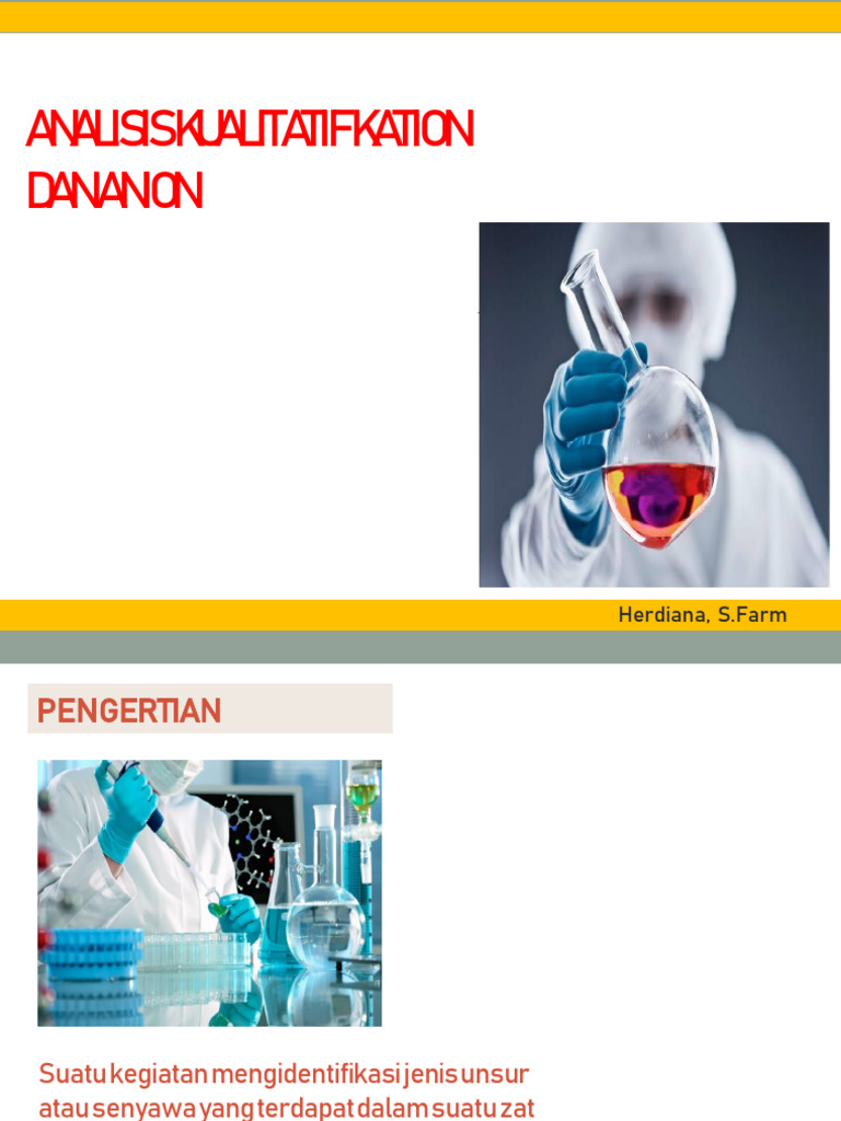 Analisis Kation Dan Anion | PDF