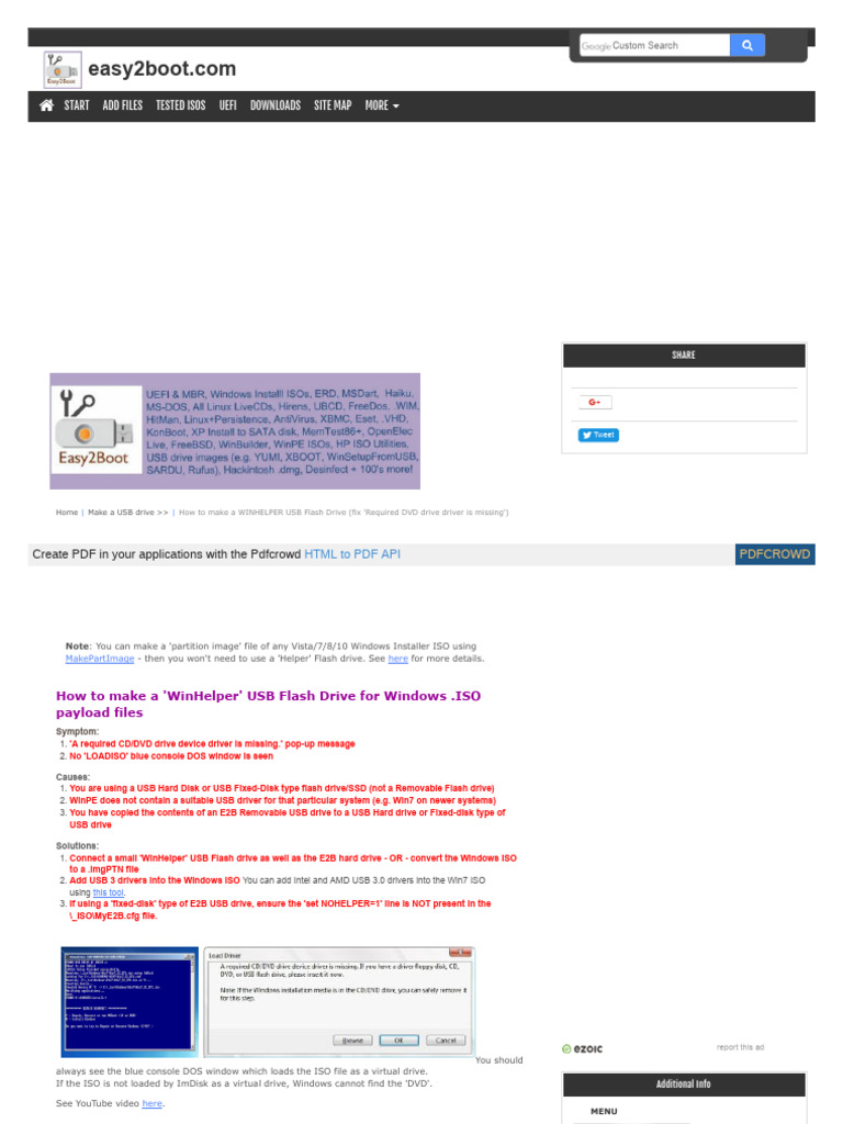 Create a WinHelper USB Drive | PDF | Usb Flash Drive | Booting