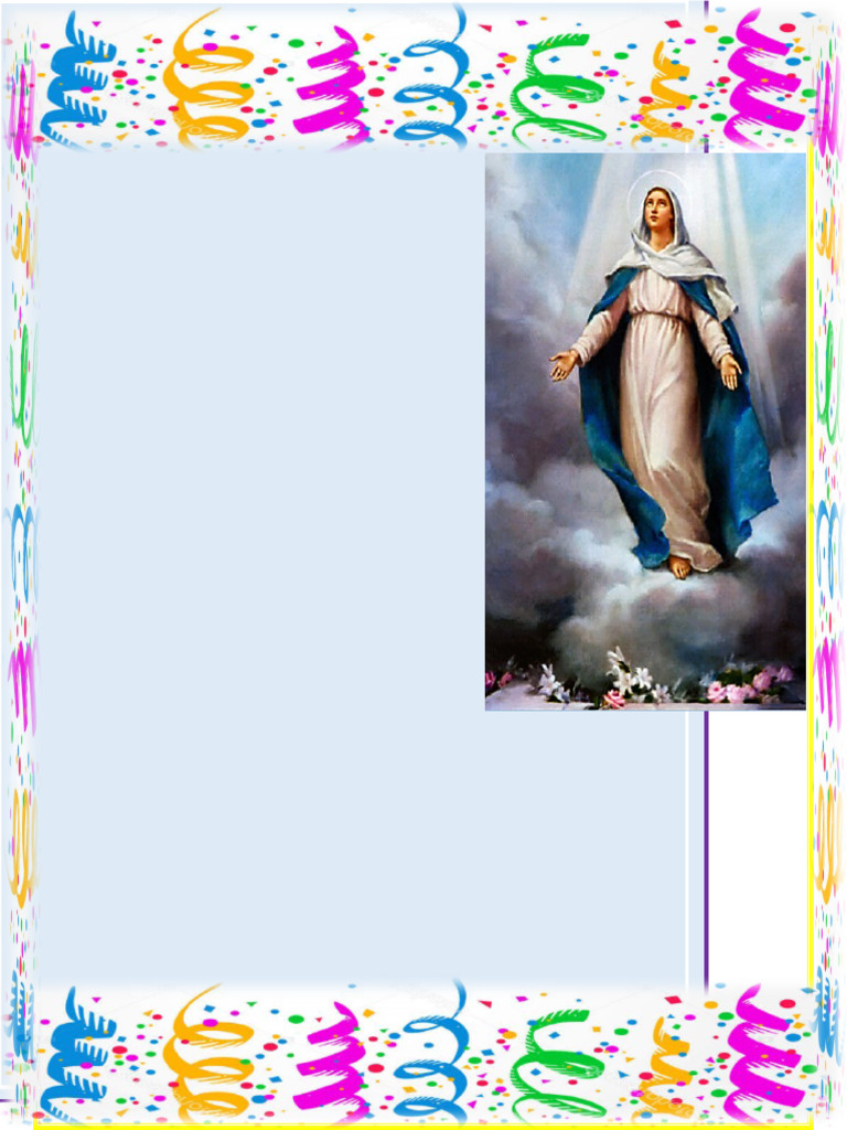 Invitacion Asuncion de Maria | PDF