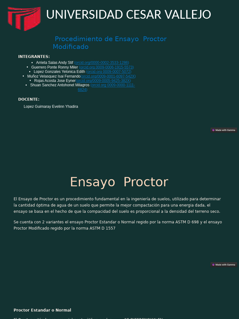 Ensayo Proctor | PDF