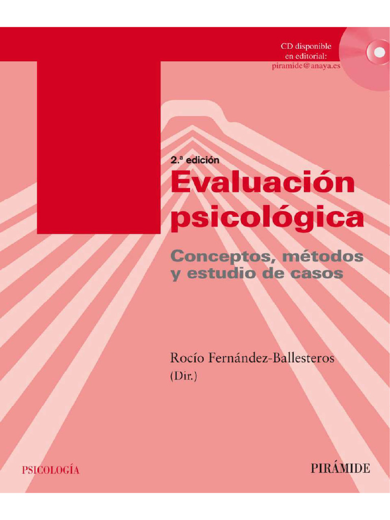 Fernández Ballesteros (2013) - Conceptos y Modelos Básicos. | PDF