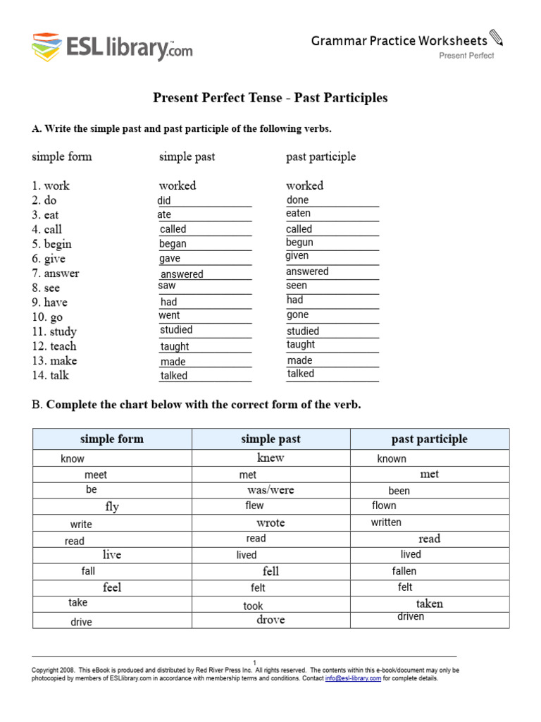 Present Perfect | PDF | Perfect (Grammar) | Language Mechanics