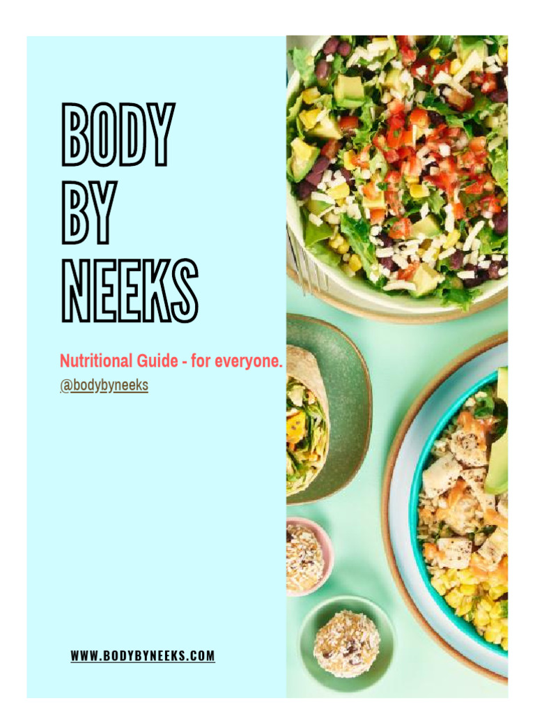 Body by Neeks Nutritional Guide | PDF | Garlic | Smoothie