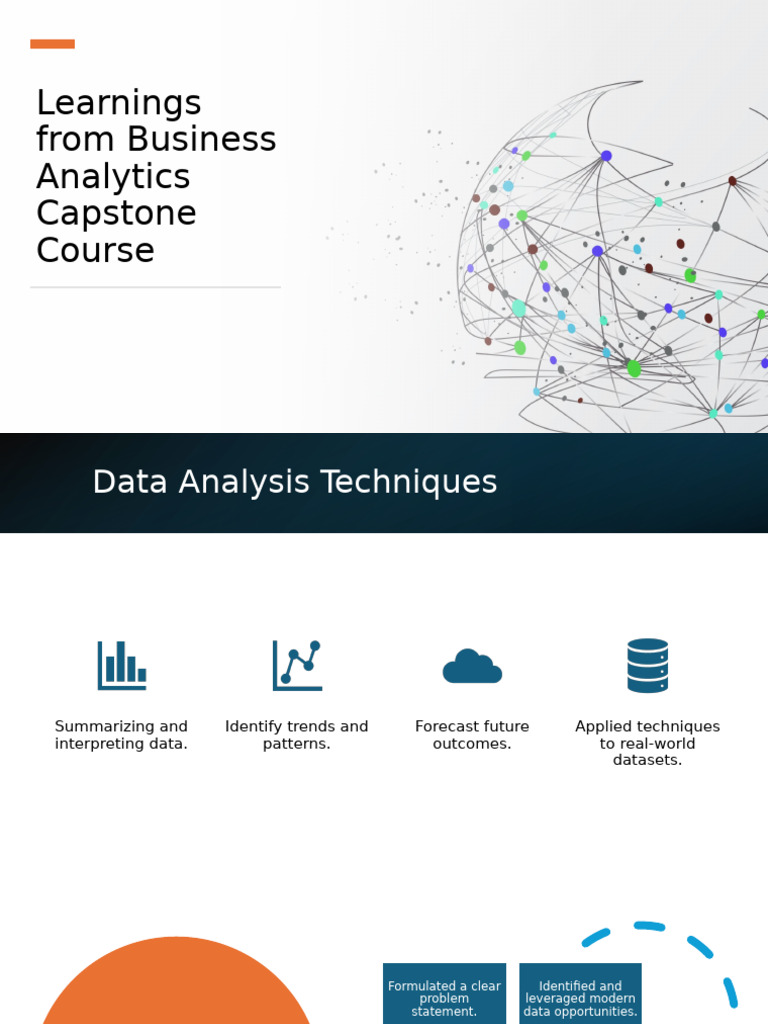Learnings From Business Analytics Capstone Course | PDF