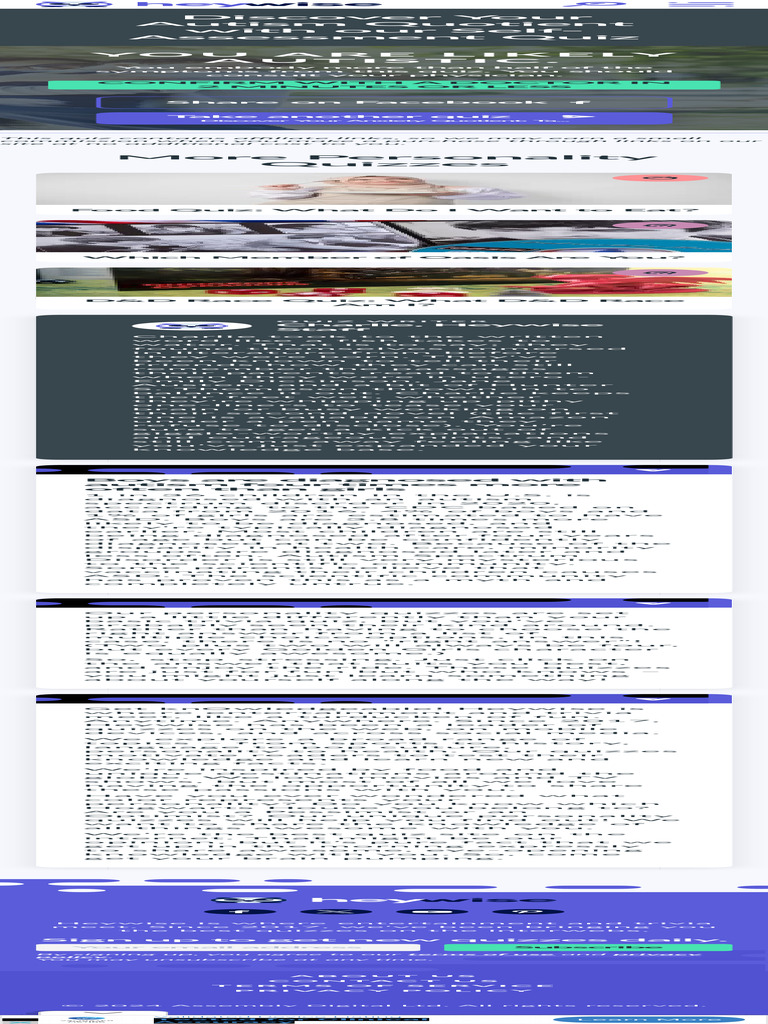 Discover Your Autism Quotient With Our Self-Assessment Quiz - Heywise ...