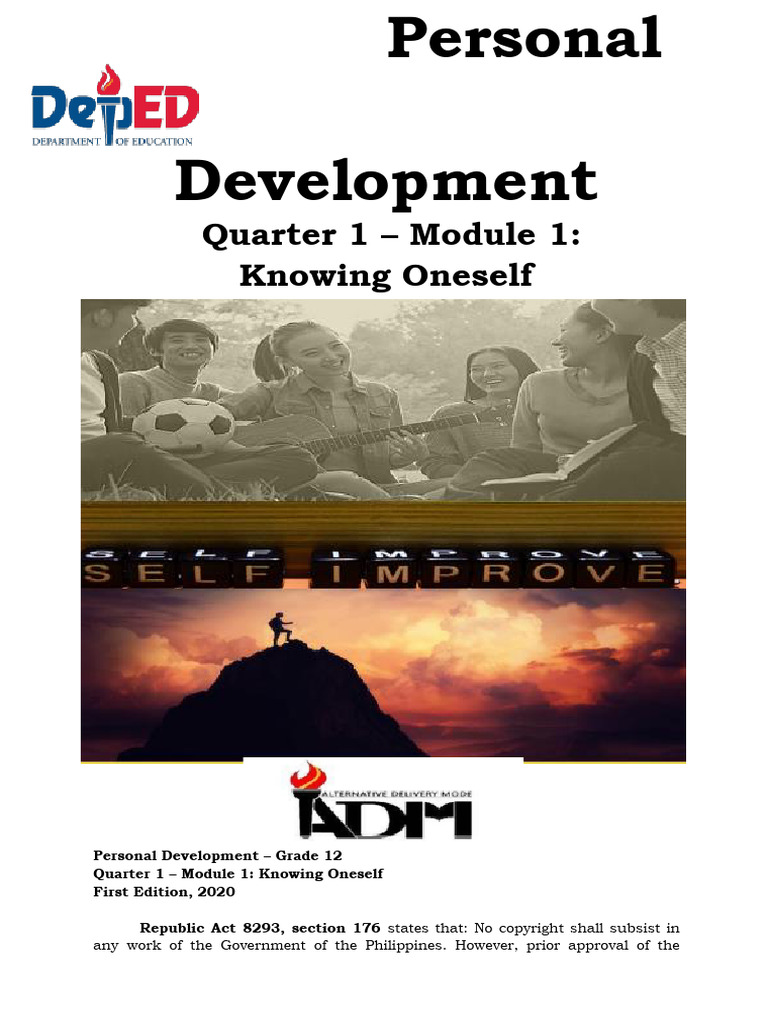 PerDev Quarter 1 Module 1 4 DIGITAL ONLINE | PDF | Adolescence | Estrogen