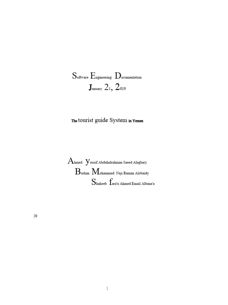 Tourism Guide System Project Documentati | PDF | Tourism | Use Case