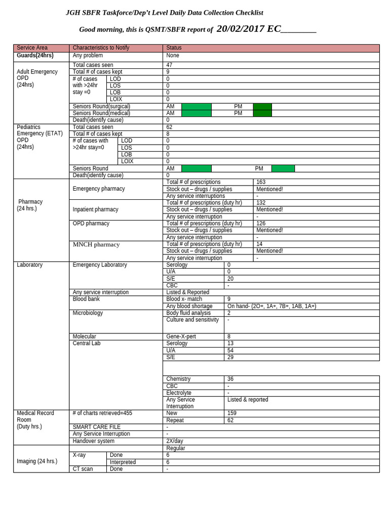 JGH 20-02-17 EC SBFR Report | PDF | Clinical Medicine | Health Care