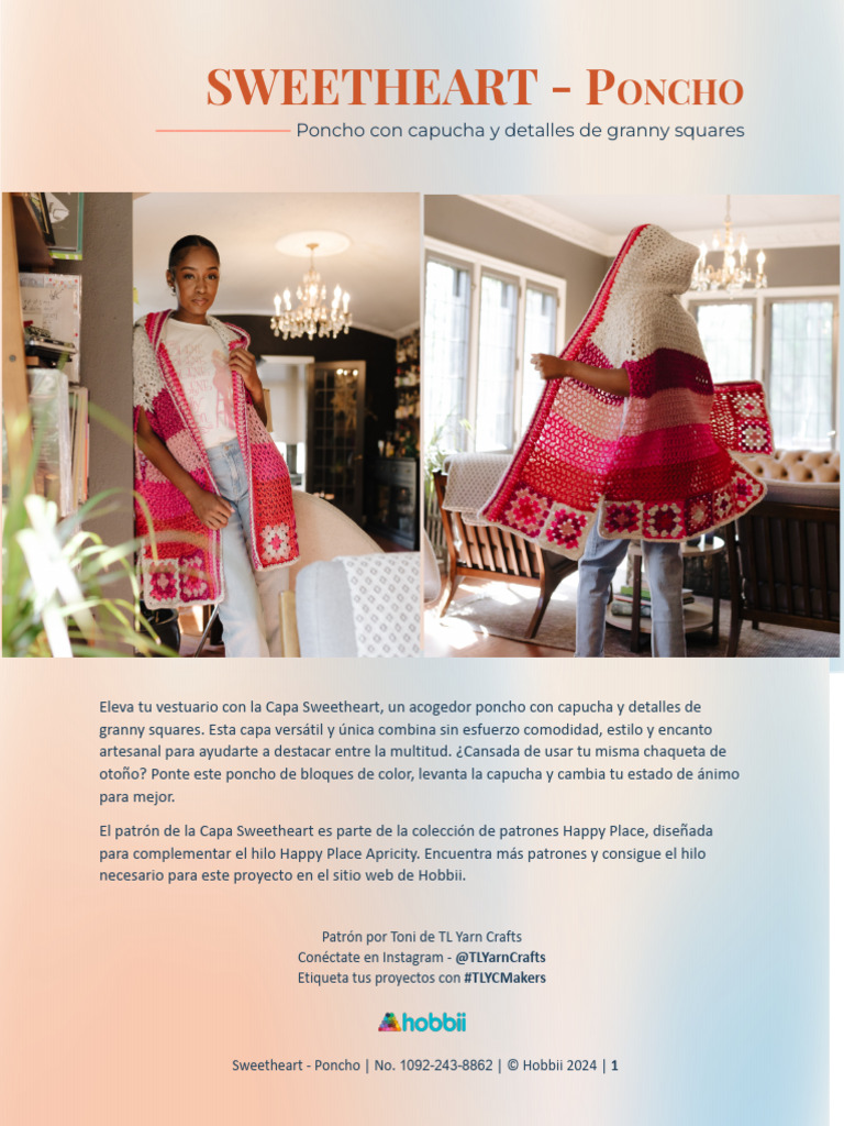 Sweetheart - Poncho | PDF | Moda | Ropa