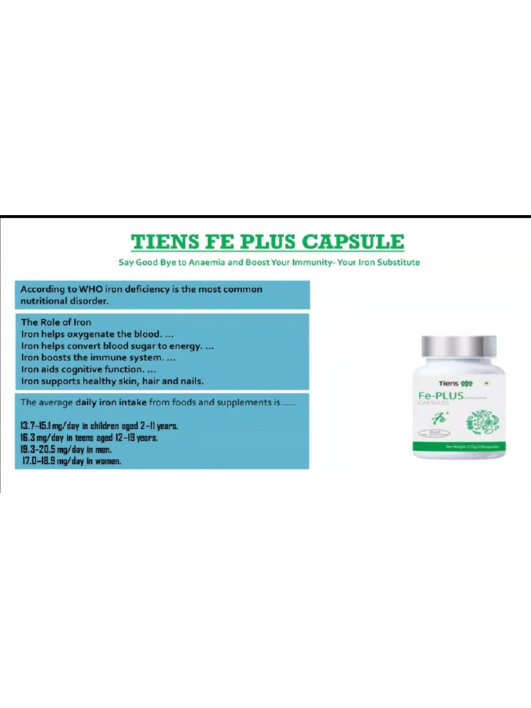 Fe Plus & Anemia | PDF