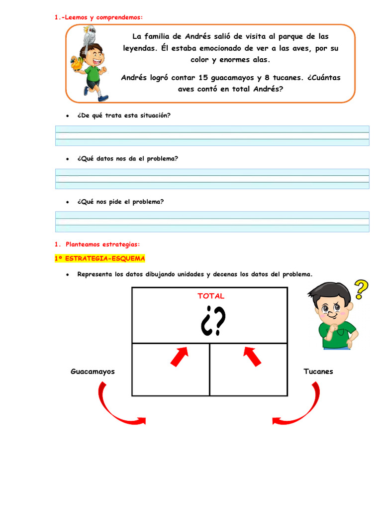 Estrategias para resolver problemas de suma | PDF | Métodos y ...