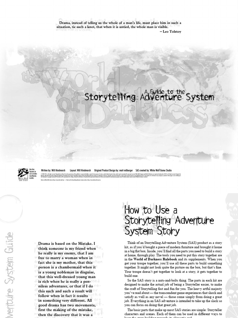 A Guide To The Storytelling Adventure System | PDF