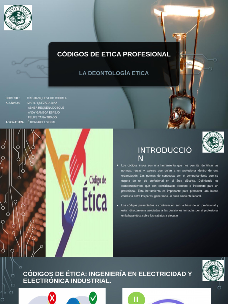 Códigos de Etica Profesional | PDF