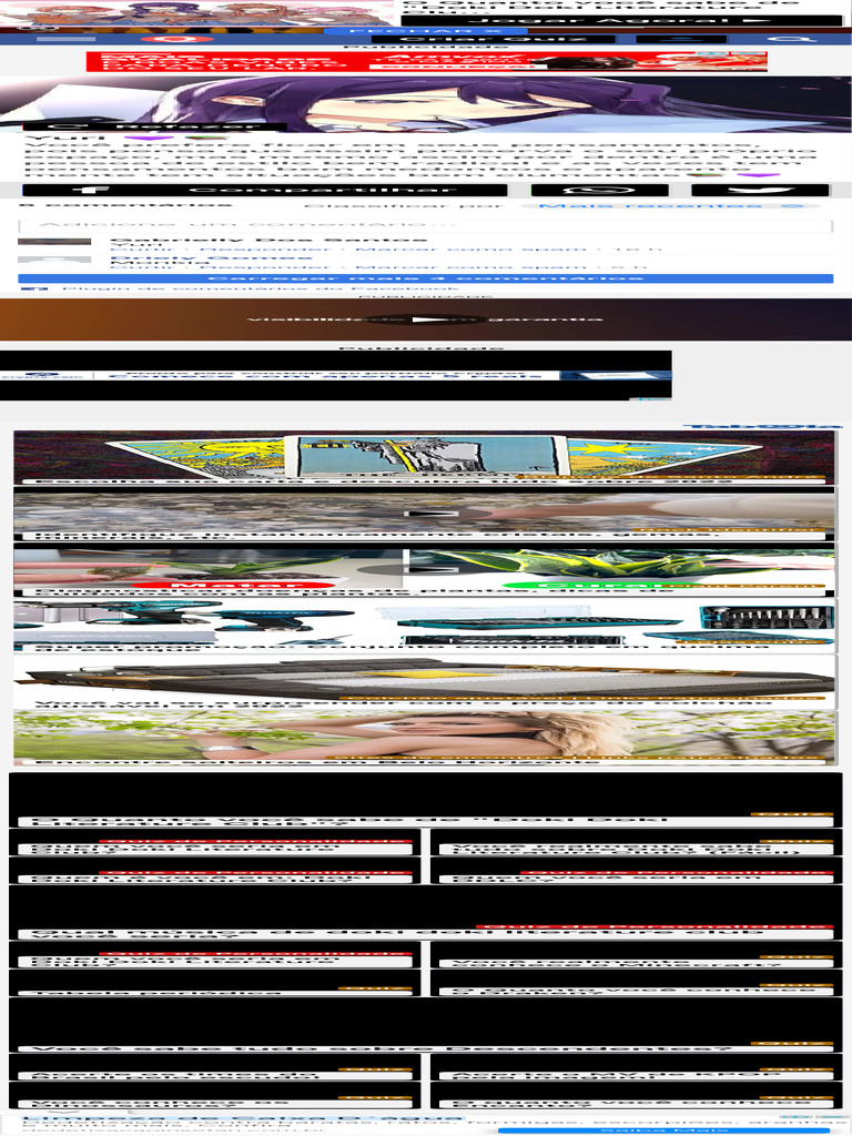 Quem Você É Mais Semelhante em (DDLC) ? Quizur | PDF