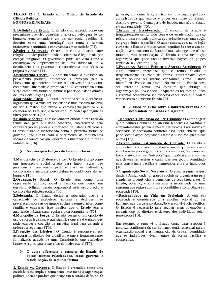 O Estado na Ciência Política Moderna | PDF | Estado | Império Romano