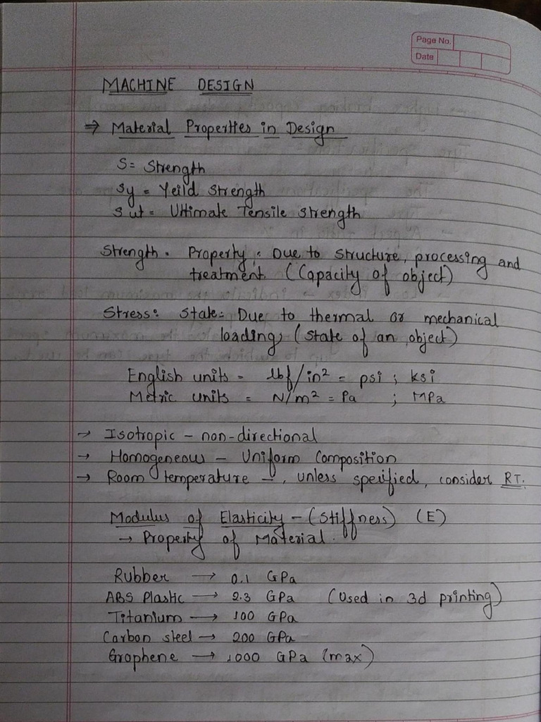 Machine Design - Failure Theories | PDF