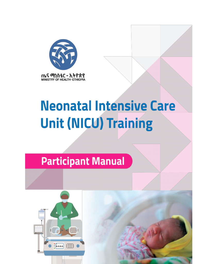 NICU Training Manual Ethiopia | PDF | Neonatal Intensive Care Unit | Preterm Birth